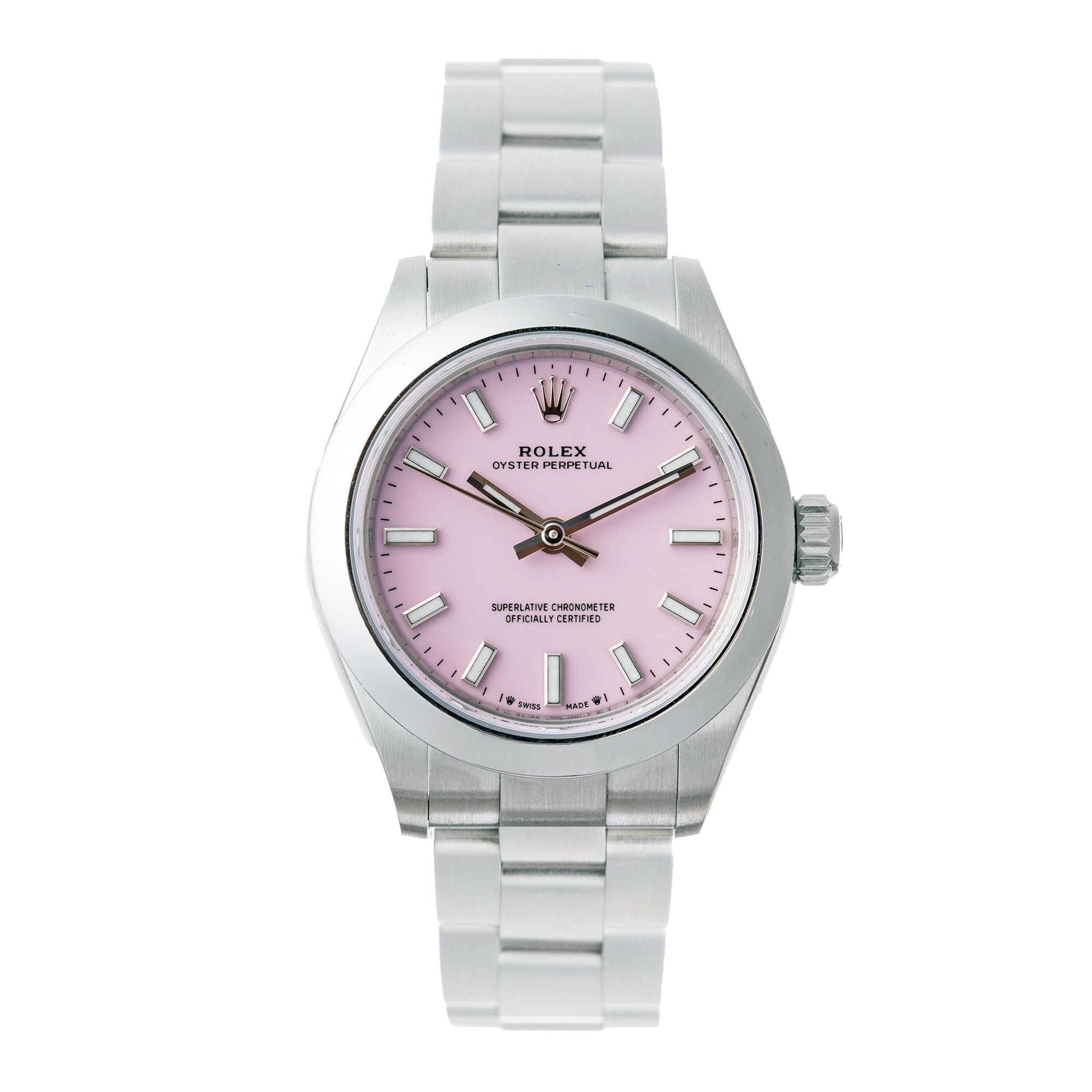 Rolex Oyster Perpetual 28 Candy Pink (276200-0009) – Greenleaf & Crosby
